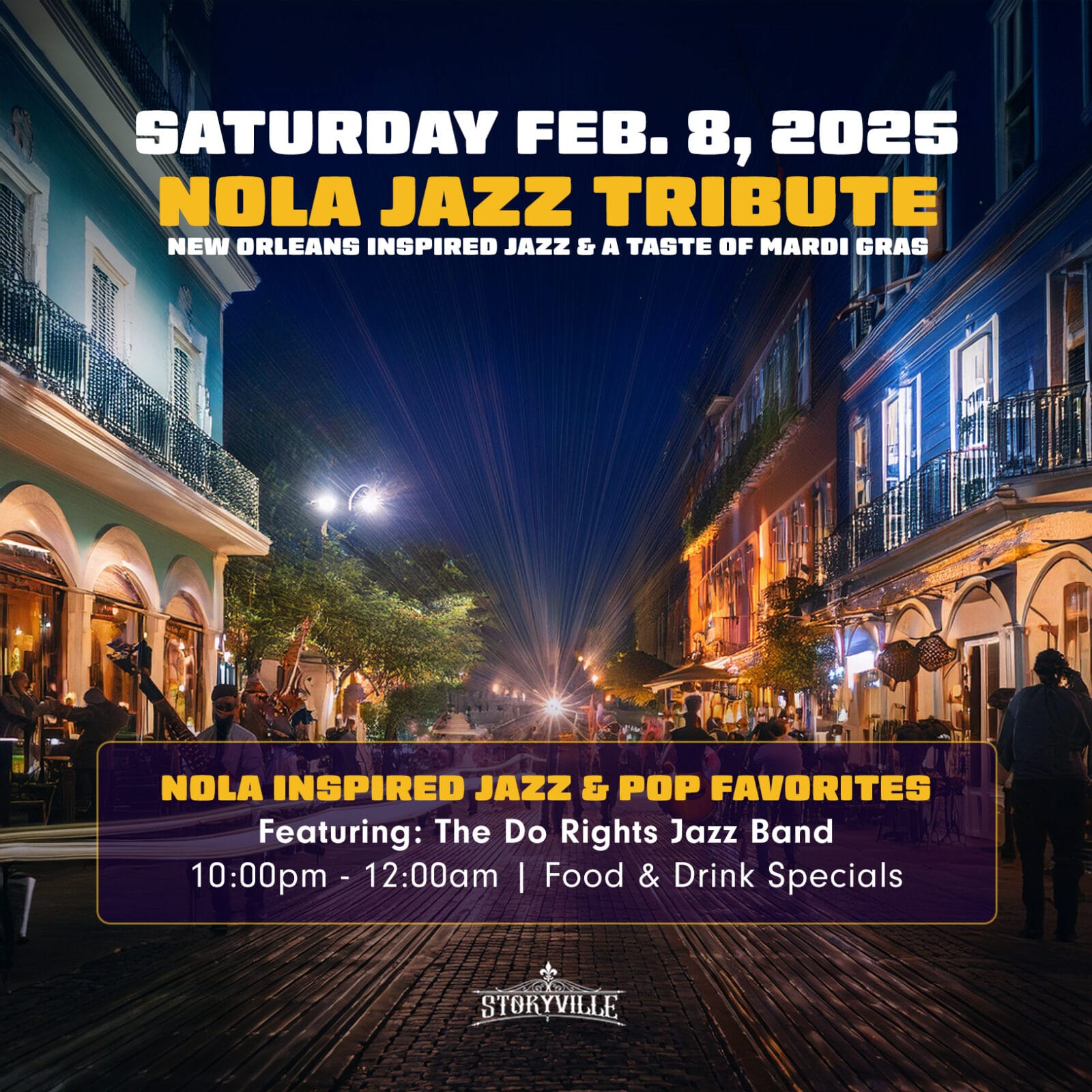 NOLA Tribute with Do Rights Jazz Band at Storyville